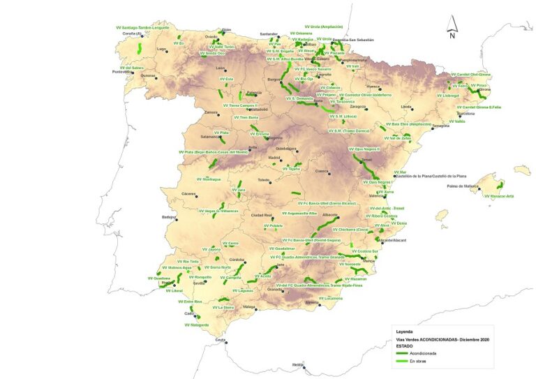 España ya tiene más de 3.000 km de rutas vías verdes | CLC